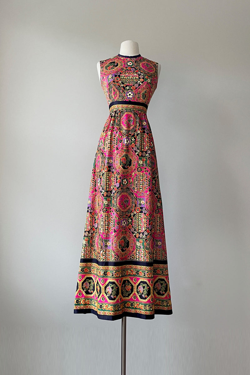 1960s Maxi Dress by Nancy Greer | MEDIUM – Mill Street Vintage